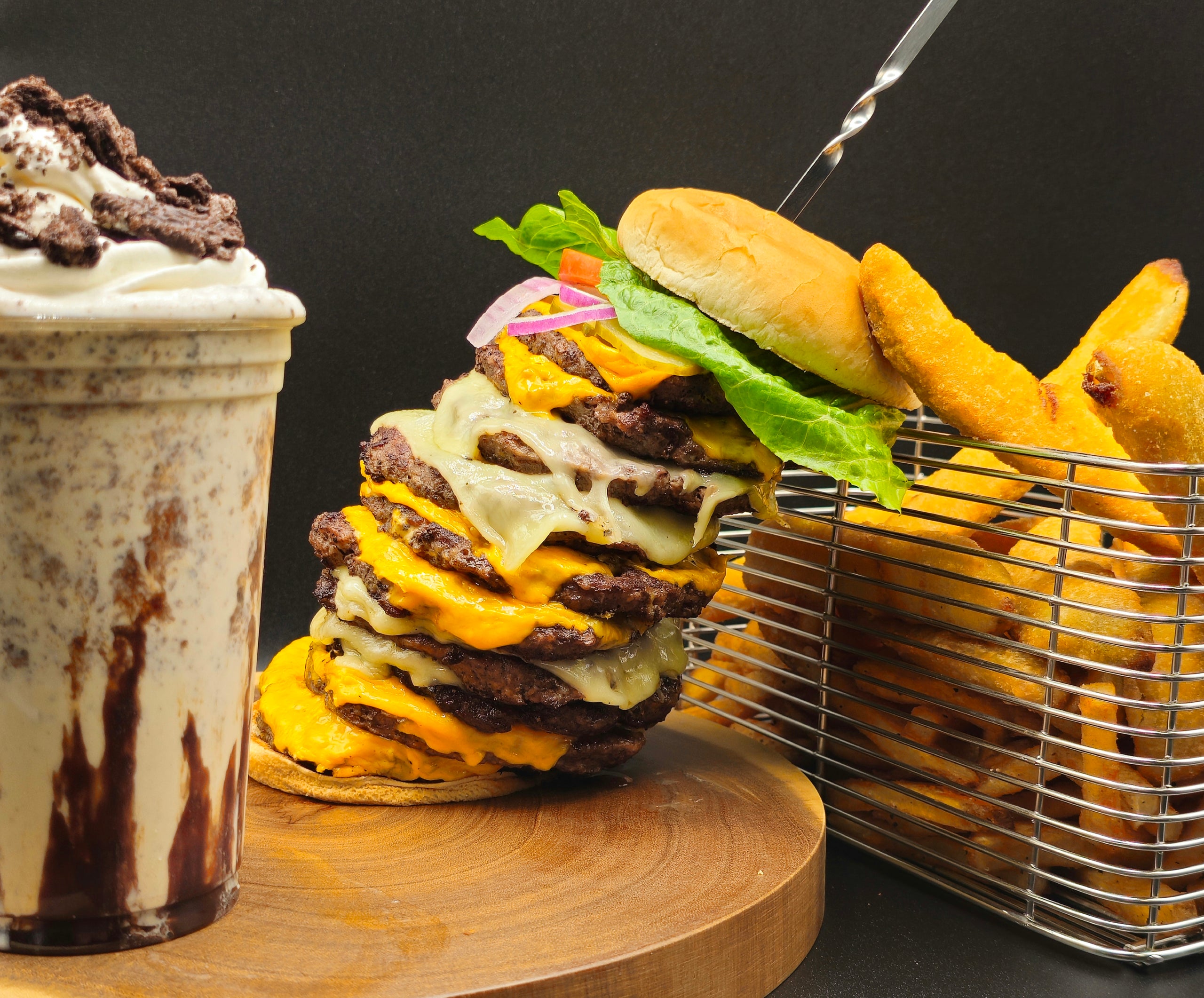 Stairway to Heaven Burger Challenge | Tickle Pickle Restaurant